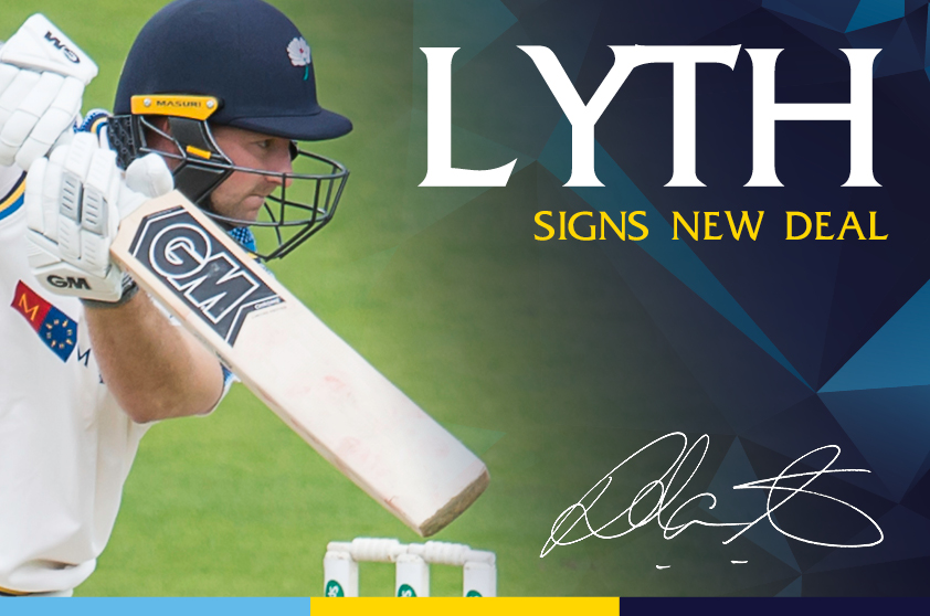 Lyth commits to White Rose until 2020 - Yorkshire County Cricket Club