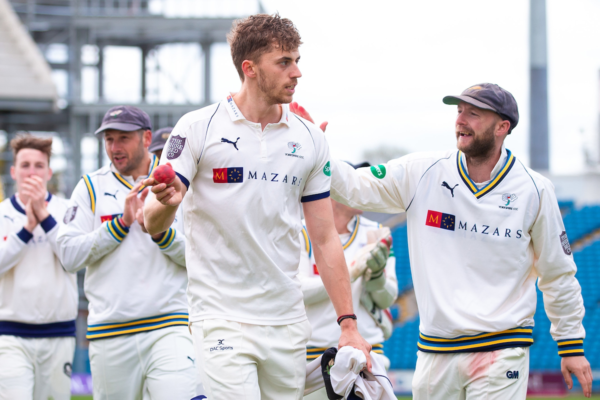 Coad finishes the job as Yorkshire go top - Yorkshire County Cricket Club