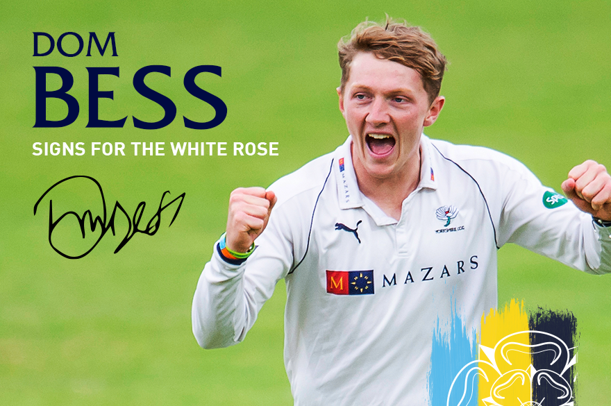 Bess signs on four year deal - Yorkshire County Cricket Club