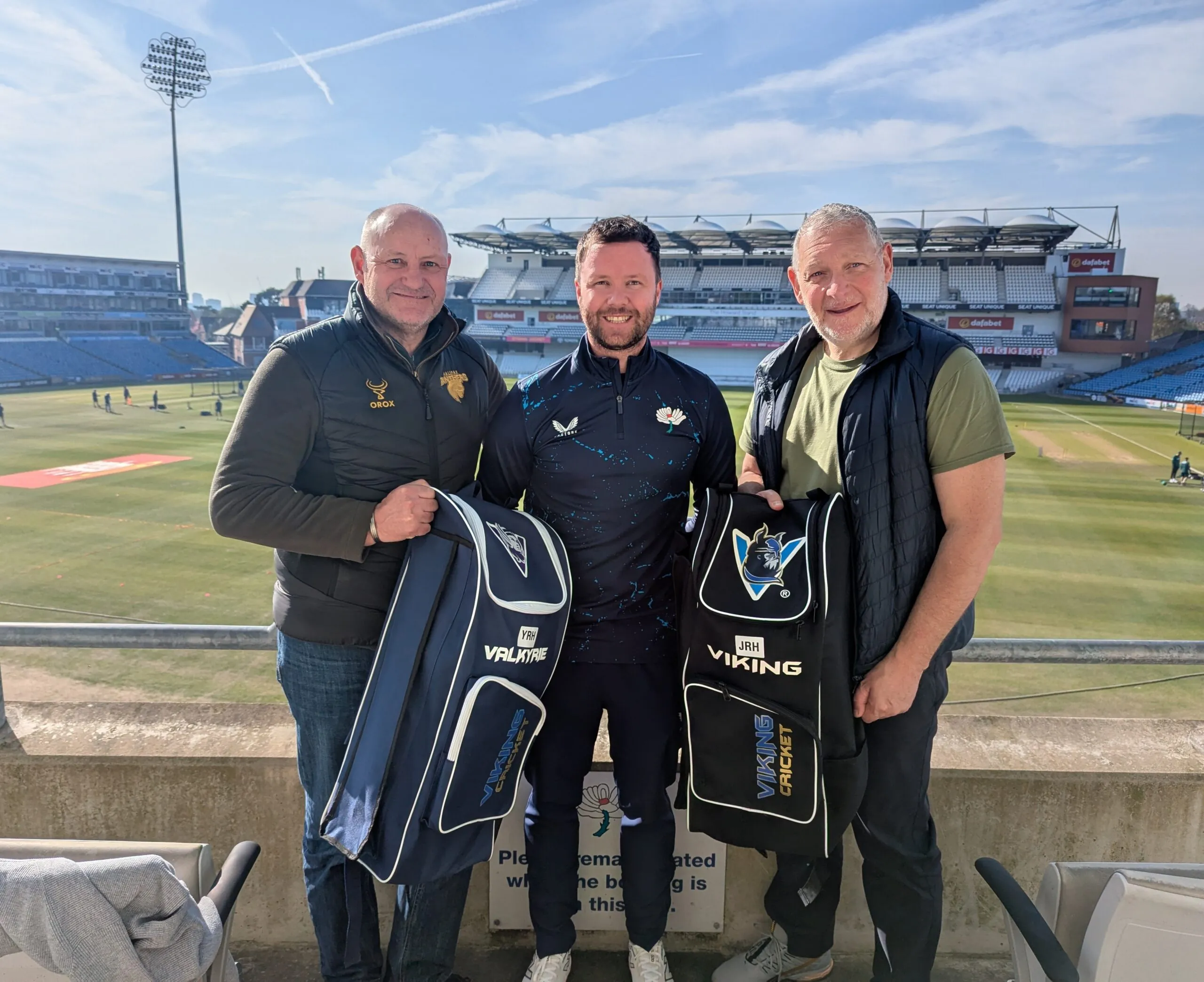 Orox Teamwear and Viking Cricket have teamed up with Yorkshire CCC to ...